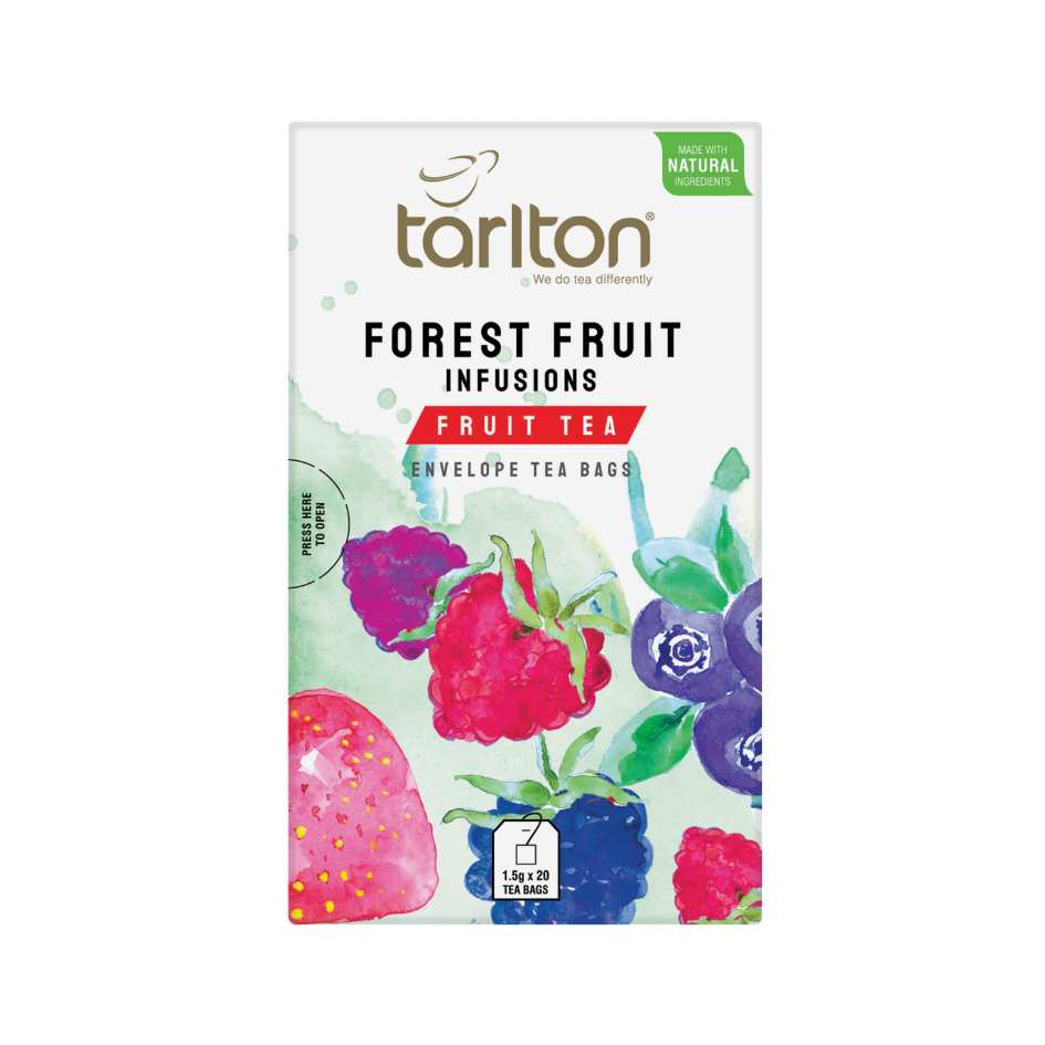 Forest Fruit Infusions Tea - Tarlton Tea - Pure Ceylon Tea Brans - One ...